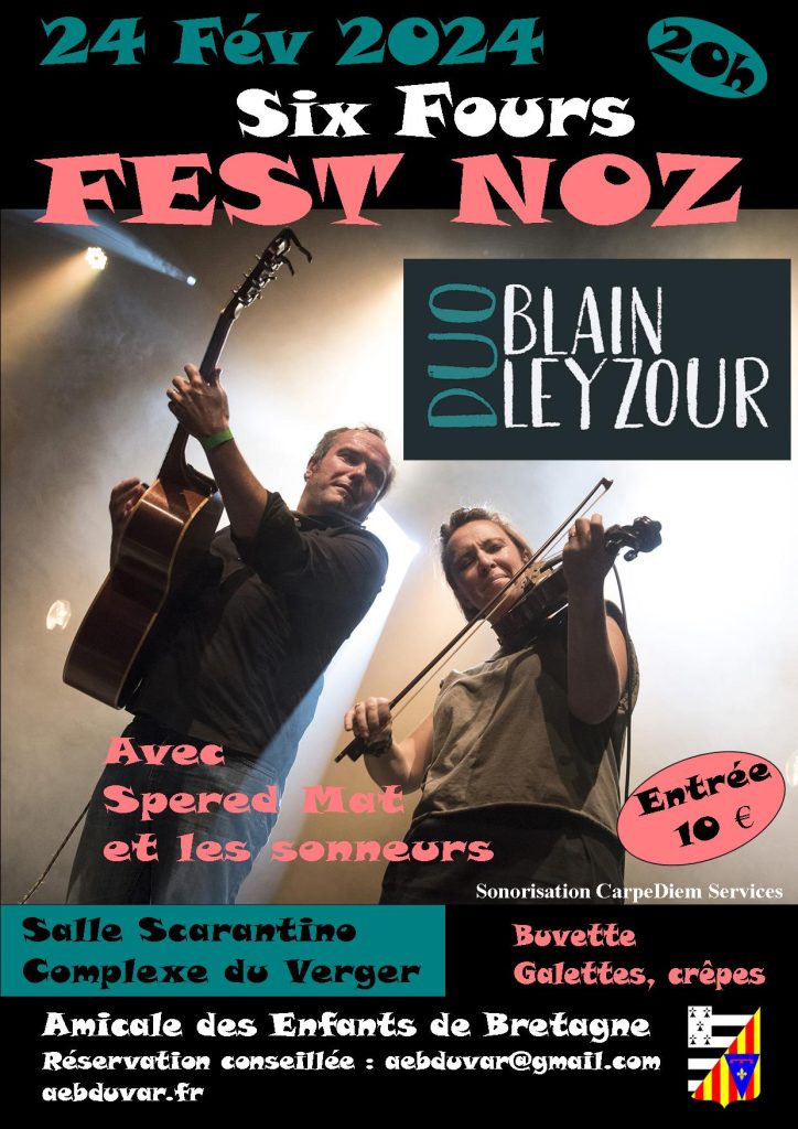 Fest-Noz le 24 février 2024 à Six-Fours - COMPLET - Amicale des Enfants ...
